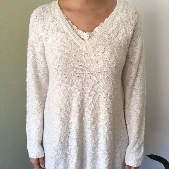 Sweaters | Long White Cozy Sweater | Poshmark